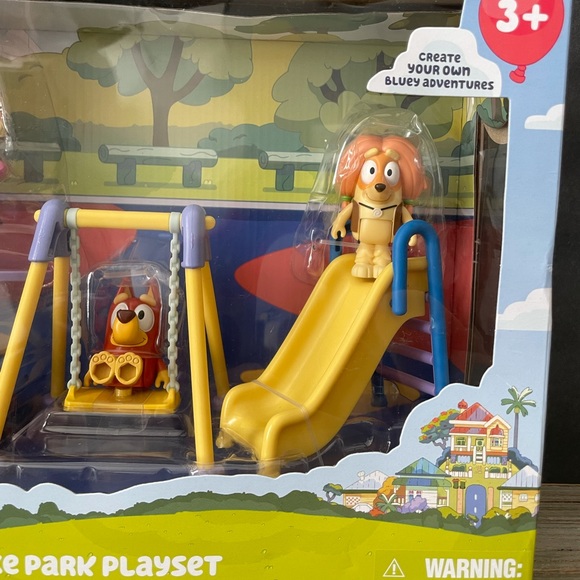 moose toys | Toys | Bluey Deluxe Park Playset Indy Potaroo Rusty Bingo ...
